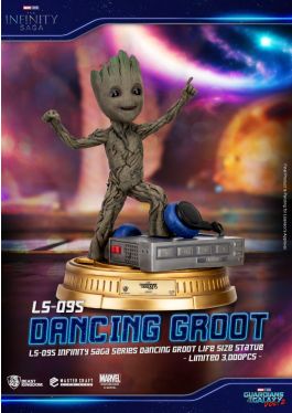 Beast-Kingdom USA | LS-095 Infinity Saga Series Dancing King Groot Life ...
