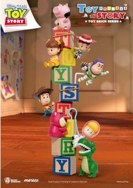 Beast-Kingdom USA | MEA-062 Toy Story Toy Brick Series Set (8PCS)